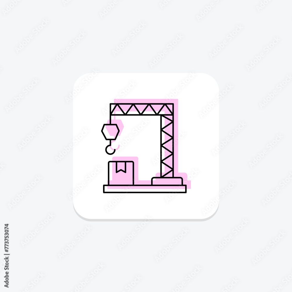 Electricity Tower icon, tower, power, energy, transmission, editable ...