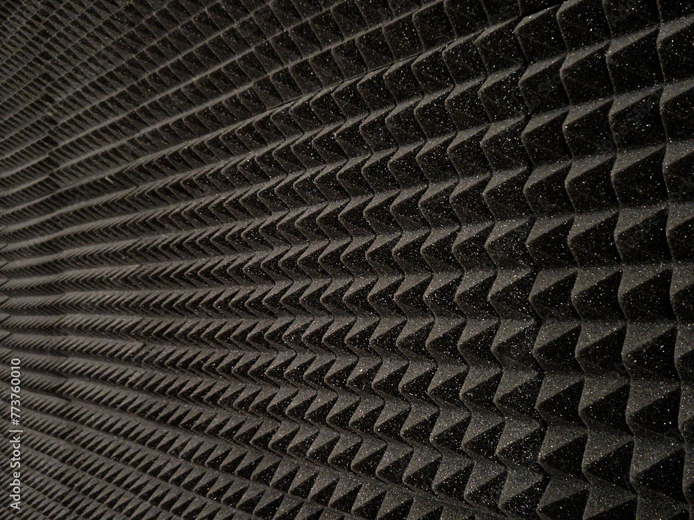 anti noise materials for door fillings and recording studios. foam with ...