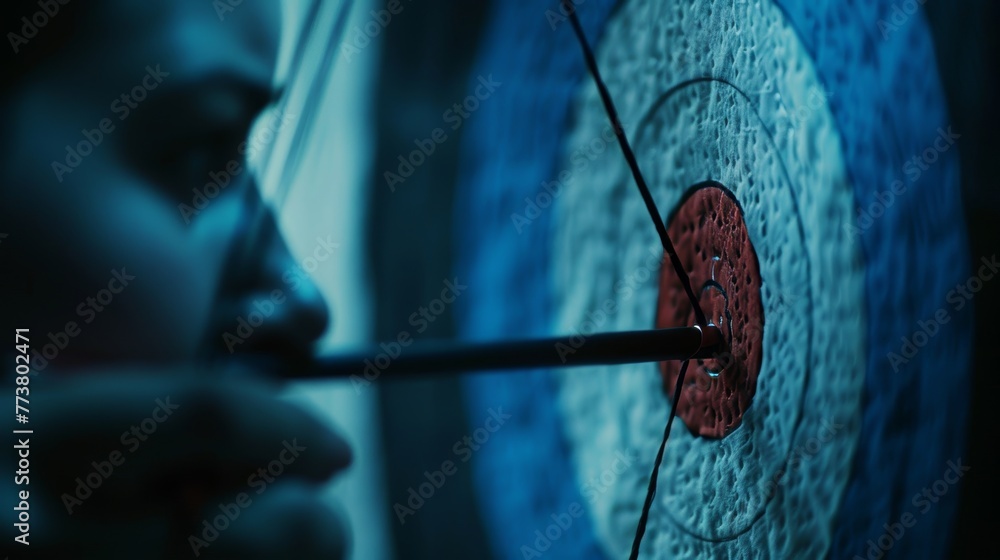 Archery Bullseye Detailed photographs of an archer drawing back their ...