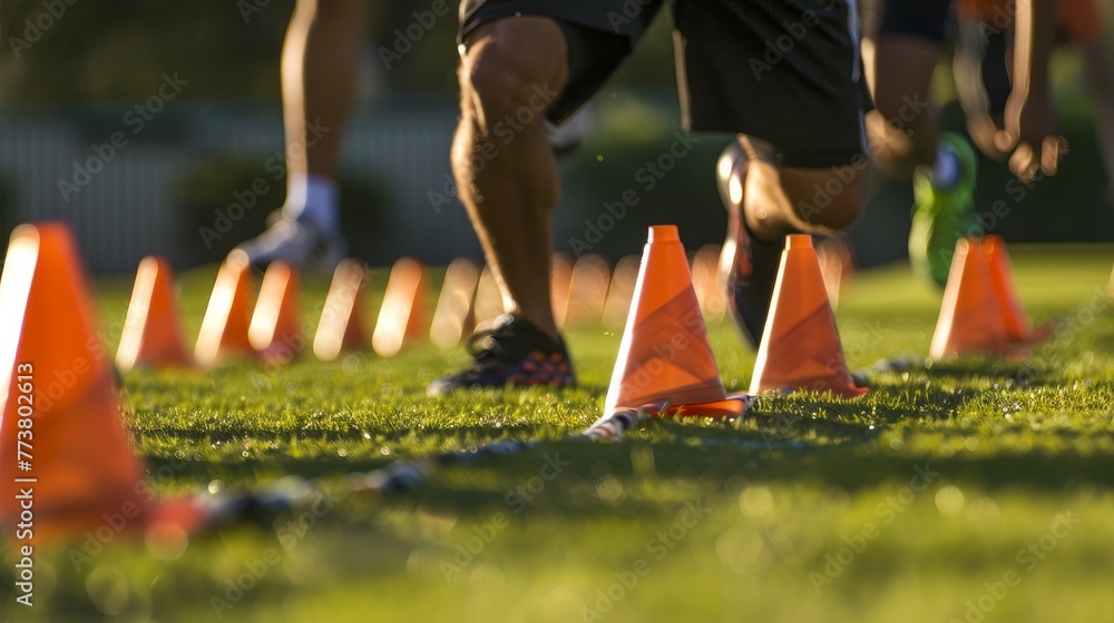 Athletic Conditioning Detailed photographs of athletes performing ...