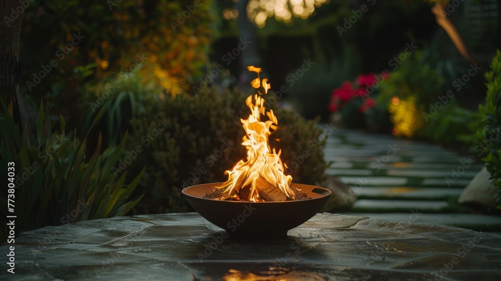 Dancing Flames Cinematic shots of flames flickering and dancing in a ...