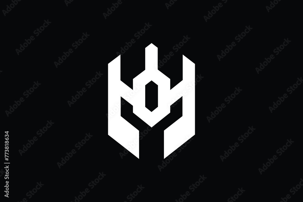 letter m logo, letter y logo, letter ym tech company logo, diamond icon ...