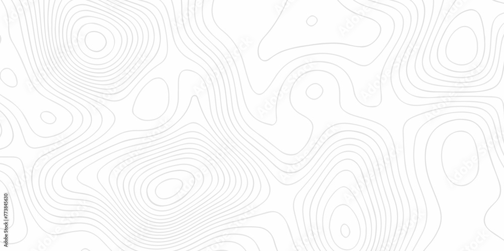 Lines map seamless topographic contour lines vector pattern. Geographic ...