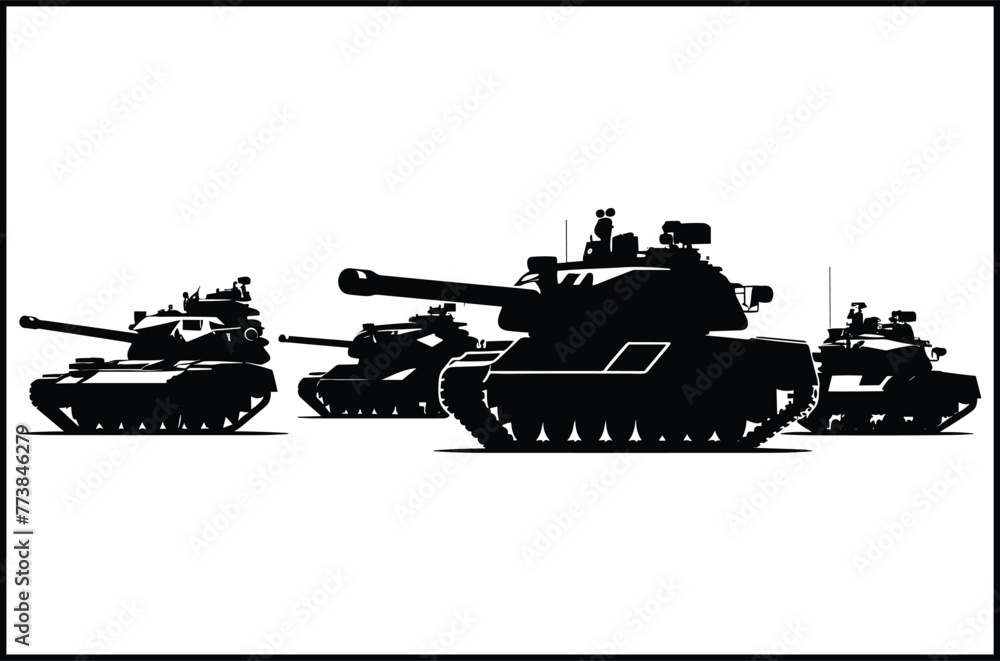 Battle tank Royalty Vector Illustration.Battle tank vector illustration ...