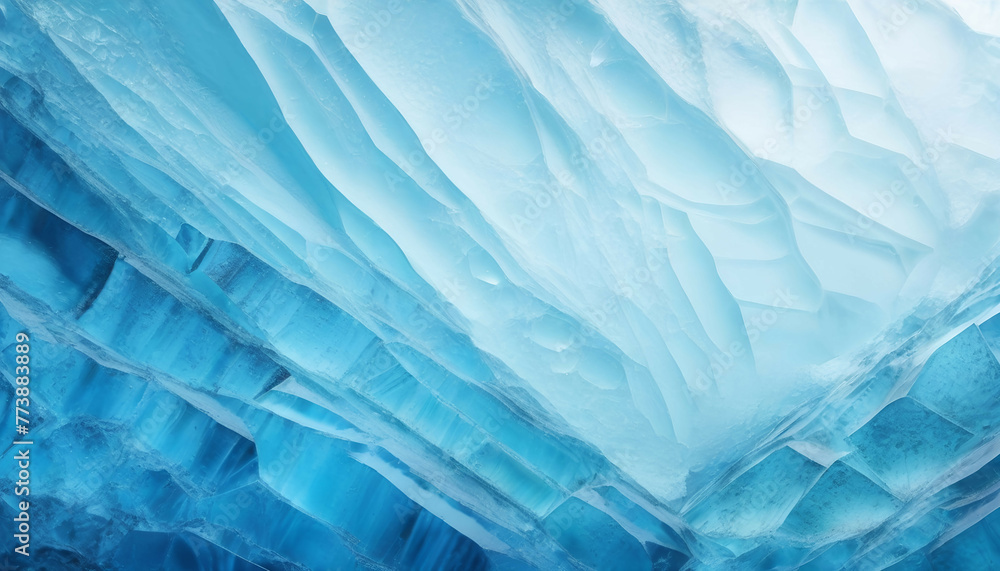 Beautiful original background image in a wide format in light blue ...