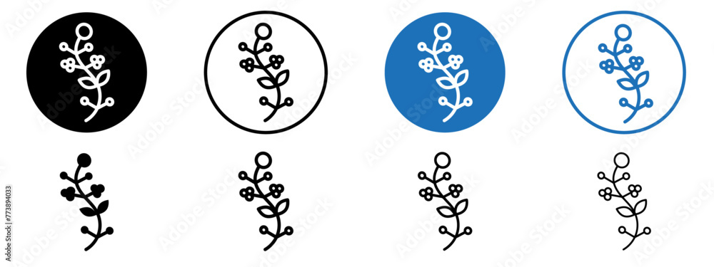 Vetor de Golden Wattle icon sheet, Iconic Australian Flower symbol in ...