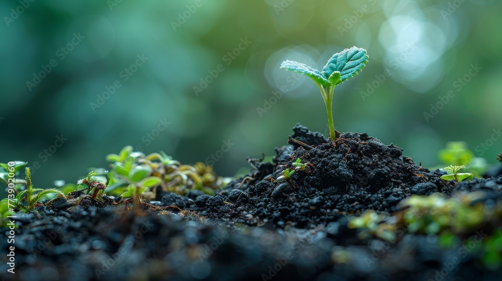 Presentation of plant germination sequence and plant growth concept in ...