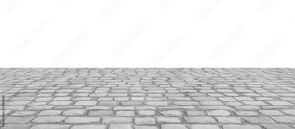Empty pedestrian road rock sidewalks in PNG isolated on transparent ...
