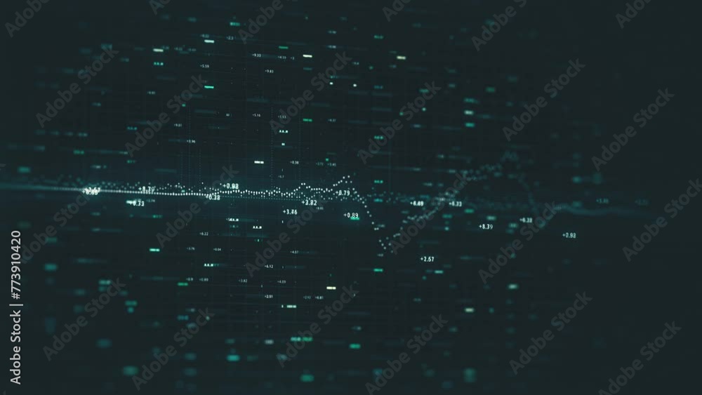 Business Infographics Stats And Data Background/ Animation of a ...