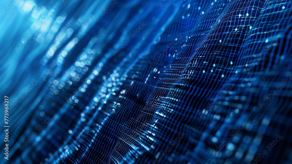 Pop Art Fintech: A Bold Blue Background with Linear Texture for Your ...