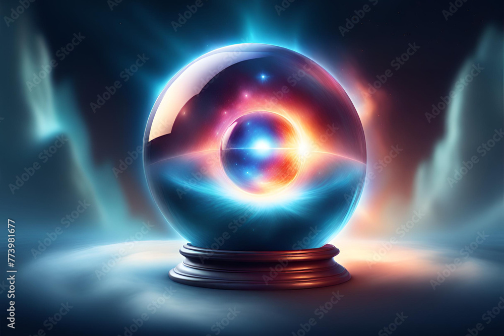 impulsive 3d art digital art on a white background_ transparent glass ...