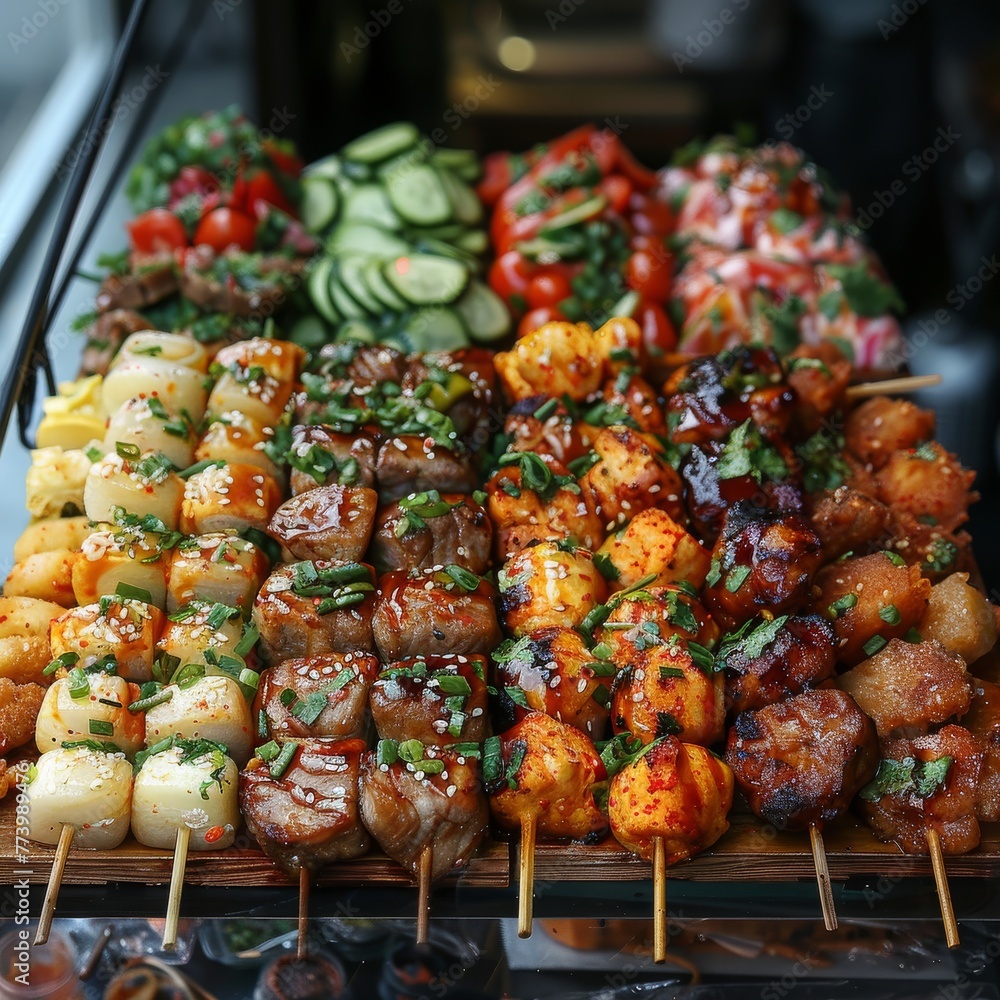 International Street Food: A collage of diverse street food from around ...