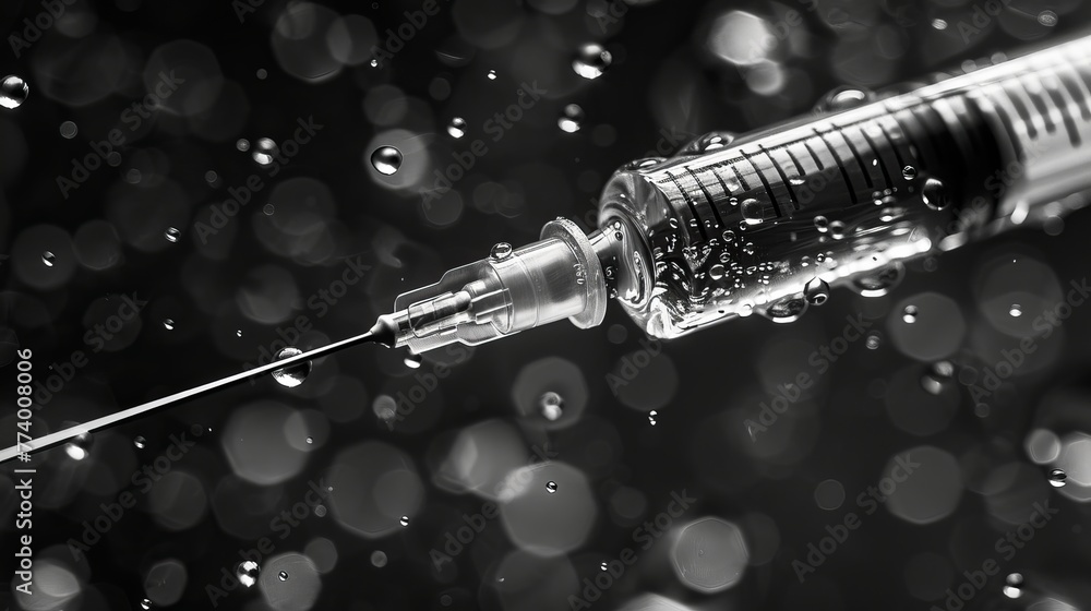 Tools of Healing: Syringes and needles are essential instruments for ...