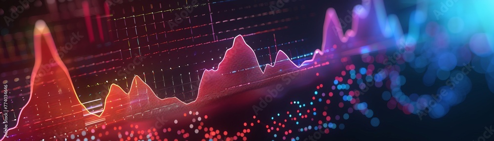 3D render icon 3D pie chart animated morphing into different animal ...