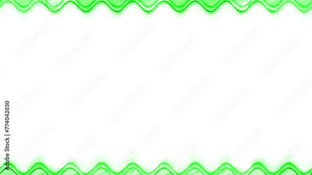 Vidéo Stock Neon appearing and disappearing glowing wavy electric light ...