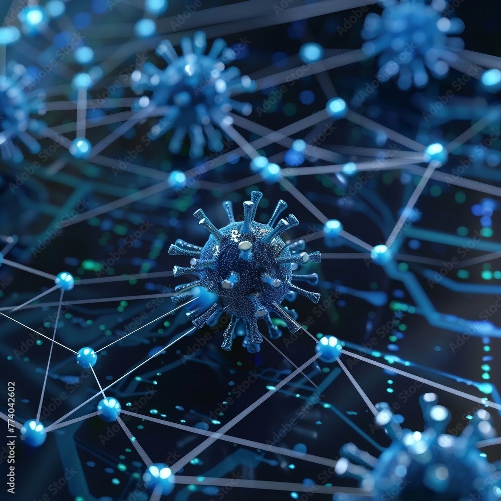 3D render icon Scatter plot with cute creatures interacting on a solid ...