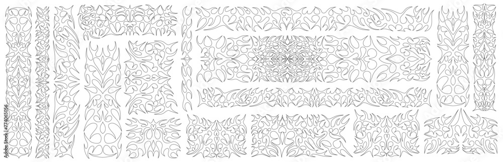 Gothic Cyber Sigilism Tattoo Pattern Vector Design. Streetwear Y2k ...