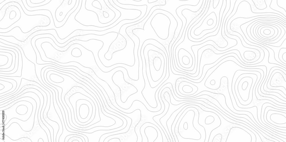 Vector geography landscape Topo contour map on white background ...
