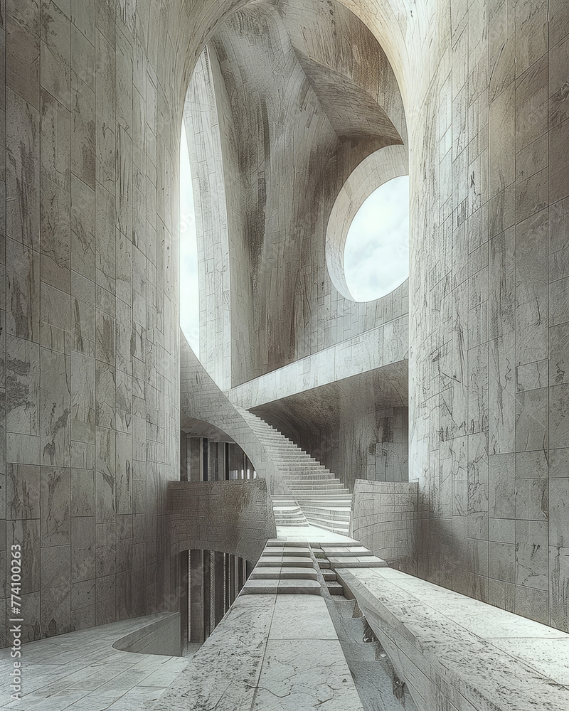 Textura futurista de rascacielos, renderizado de alta calidad de una ...