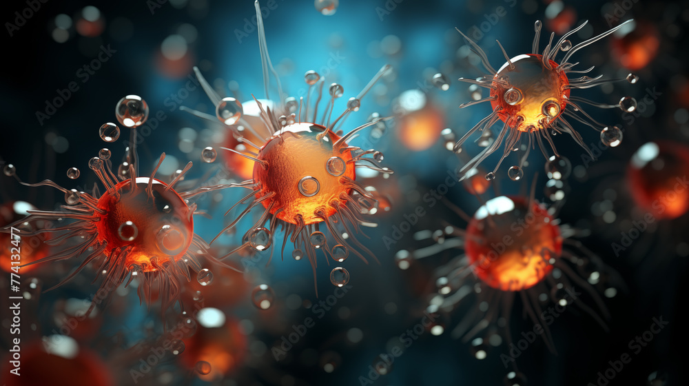 Intriguing footage captures dynamic movement of Virus Bacterium under ...