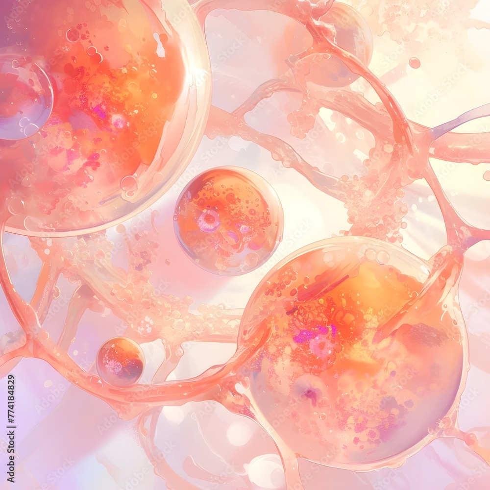 Activation of natural killer cells in a dynamic and colorful display of ...