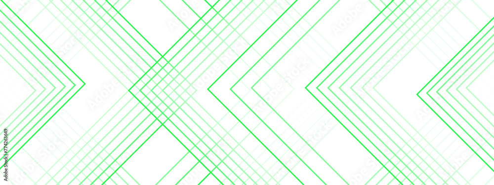 Abstract Green Stripes background design with layers of Geometric shapes. Geometric background ...