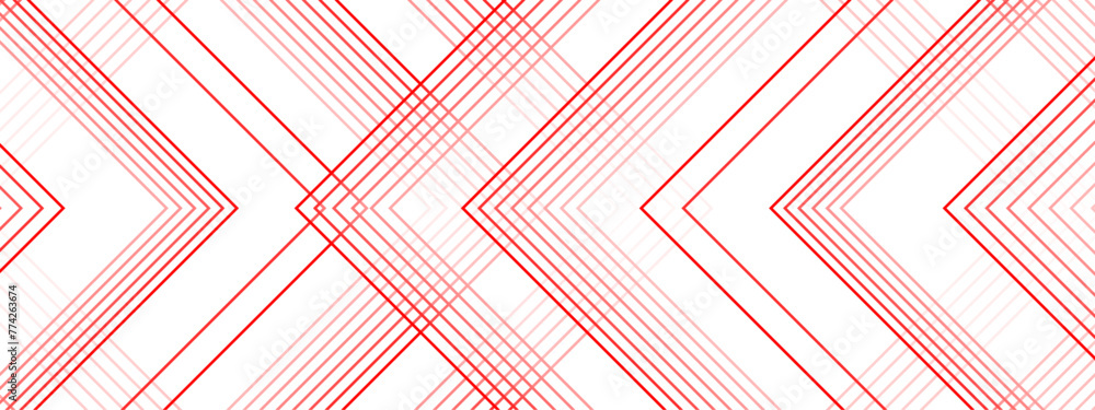 Abstract RED Stripes background design with layers of Geometric shapes ...