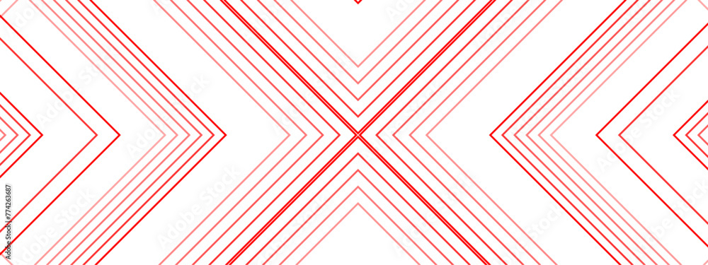 Abstract RED Stripes background design with layers of Geometric shapes ...