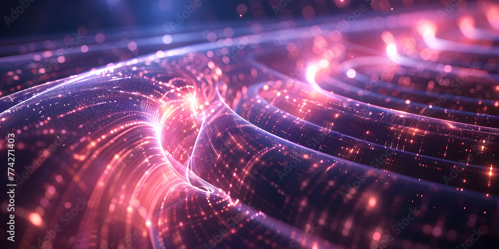 Galactical eclipse, nebulaBreaking Boundaries: Visualizing Quantum Teleportation Experiments ...