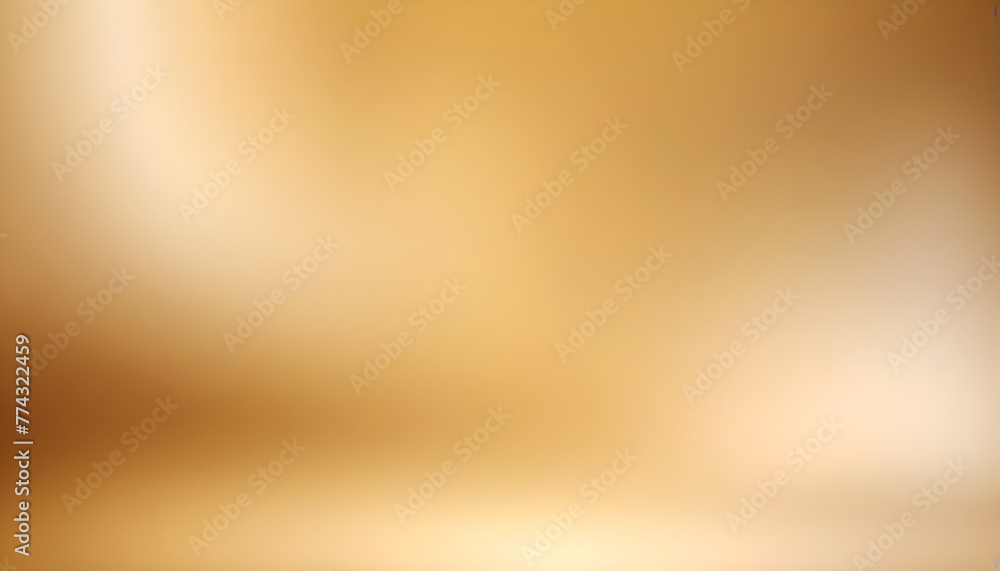Gold gradient blurred background with soft glowing backdrop, background ...