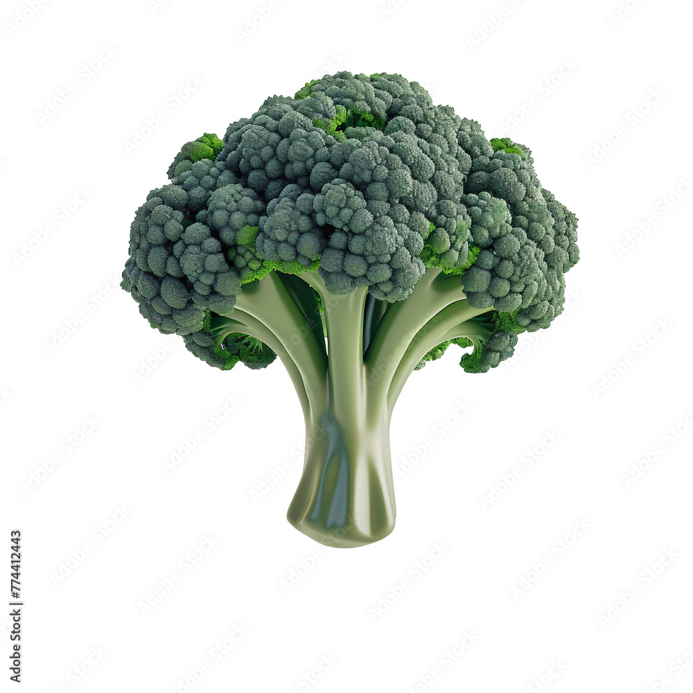 3d broccoli icon render isolated on transparent background. suitable for ui ux design. Broccoli ...