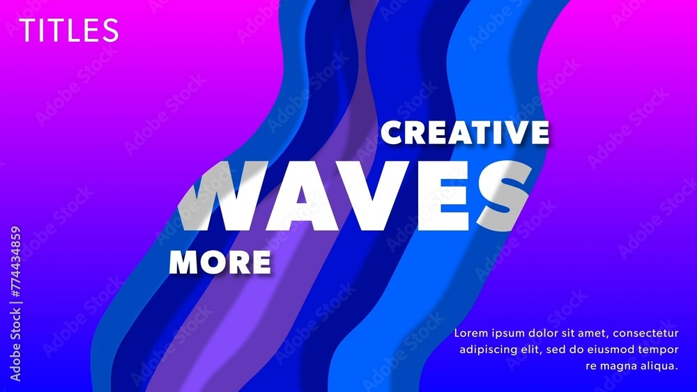 Clean Modern Colorful Animated Text Intro Template Stock Template ...