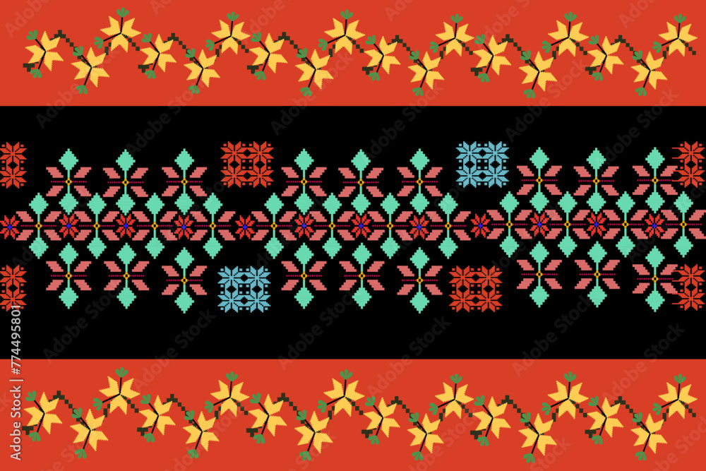 This is the local fabric pattern and native fabric pattern, which are ...