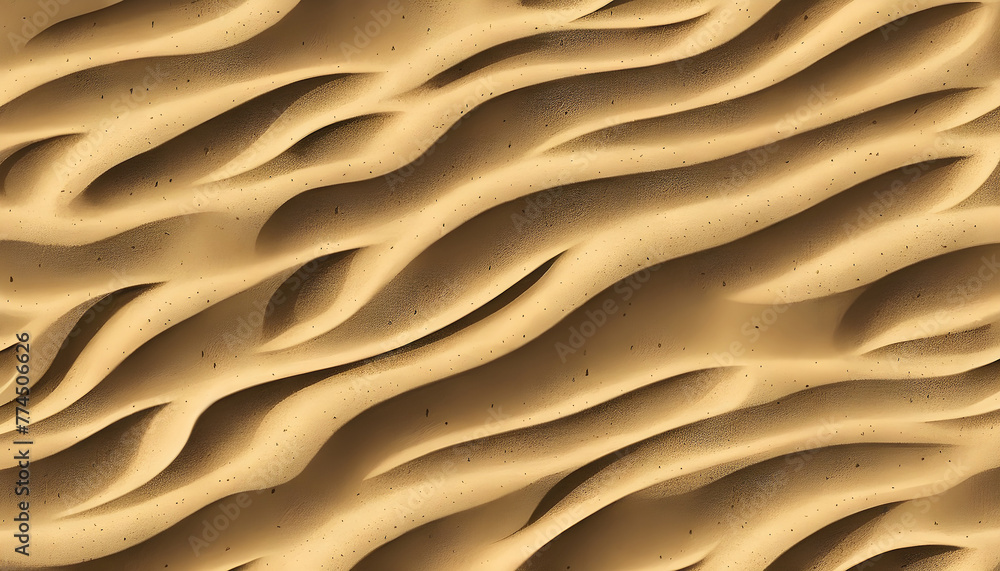 sand illustration. sand texture with waves for backgrounds. arid, dry ...