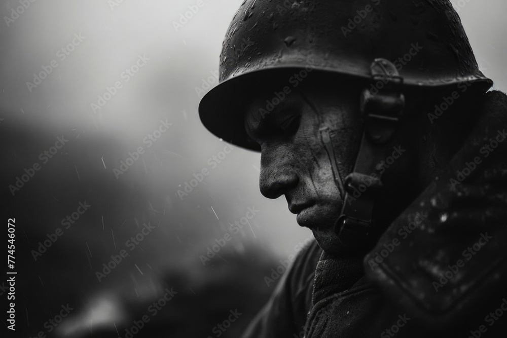 Poignant wartime portrait, sacrifice and bravery in a soldier's ...