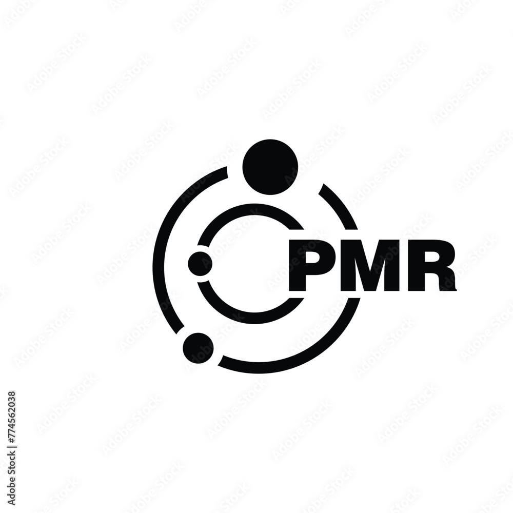 PMR letter logo design on white background. PMR logo. PMR creative ...