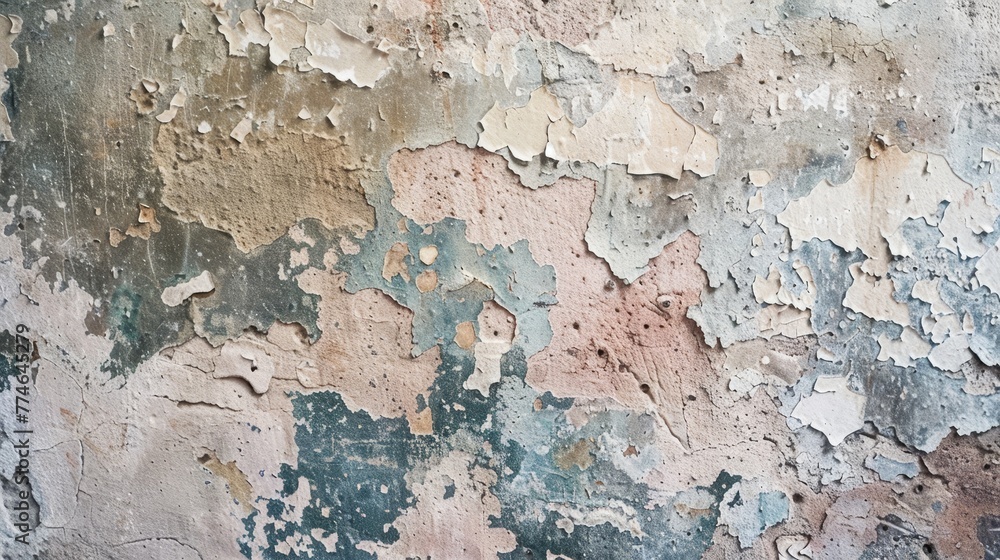 Step-by-step eradication of saltpeter from walls, highlighting the ...