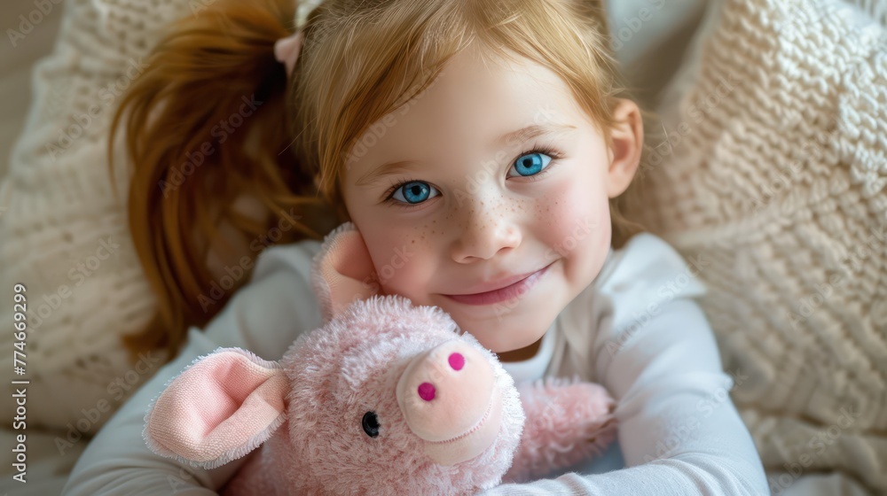 Autism: Portrait of an autistic child being happy and having fun ...