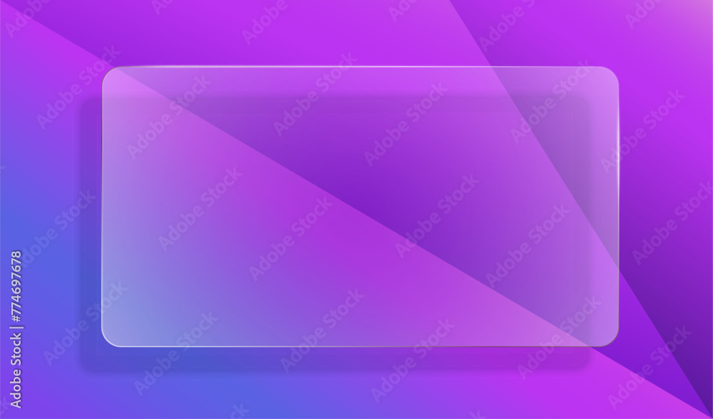 Glass transparent ui interface window vector design element graphic ...