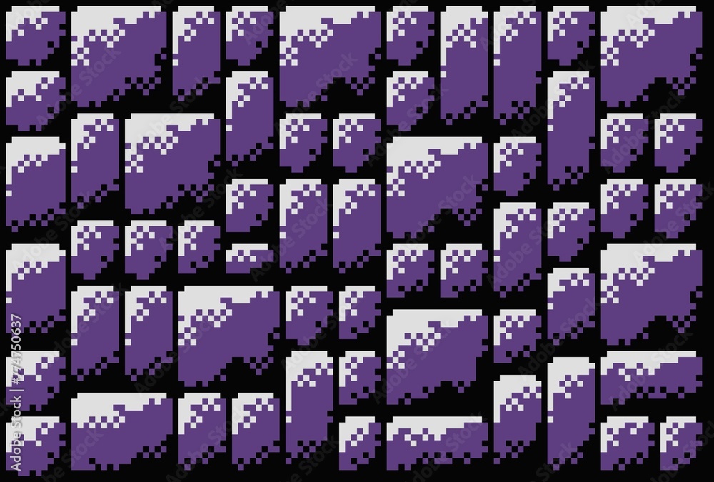 Pixel Art - Dungeon texture tile pattern,for pixel art style game ...