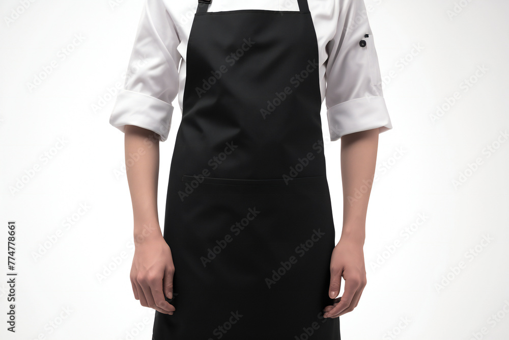 black apron mockup Stock Illustration | Adobe Stock