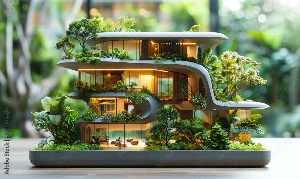 Eco Friendly Urban Architecture Model Emphasizing Green Building ...