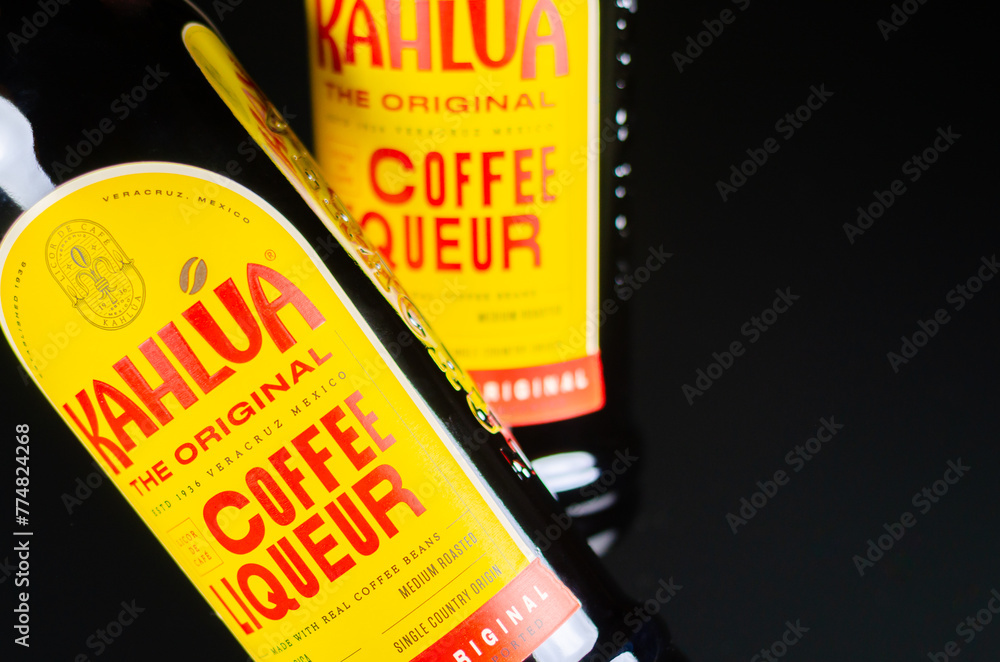 LONDON, UK - 27 MARCH 2024 Kahlua Original, the original Mexican coffee ...