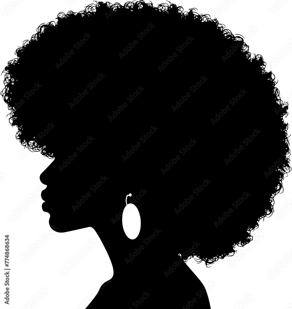 Black Woman Svg Afro Woman Svg Black Woman Silhouette Svg Strong