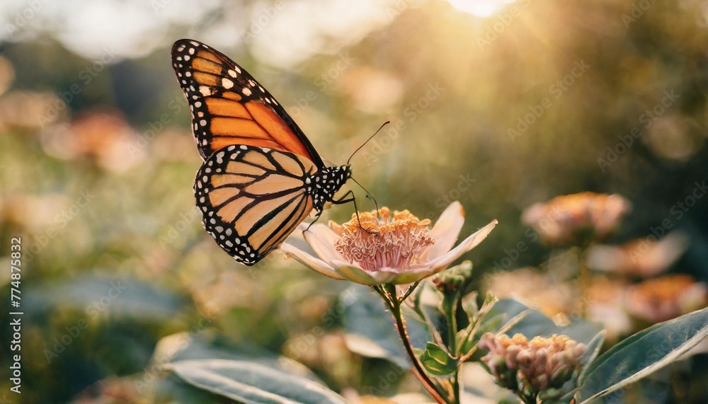 monarch danaus plexippus is a milkweed butterfly subfamily danainae in ...