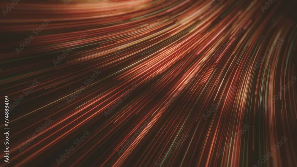 Vídeo do Stock: Abstract Flowing Lines Background/ Animation of an ...