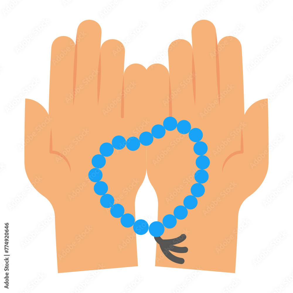 Dua to recite at Nikah vector icon design, Muslim marriage Symbol ...