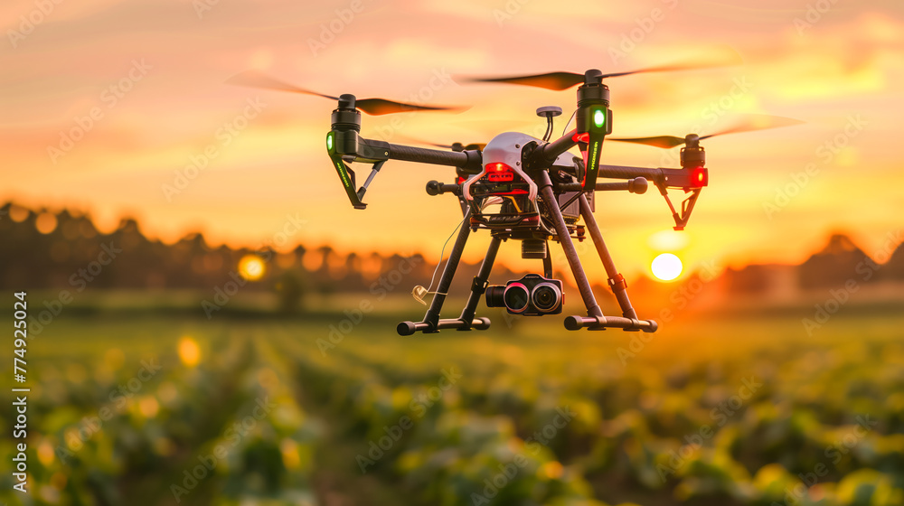 Drone Assisted Pest Management Equipped With Cameras And Sensors Identifying Pest Infestations