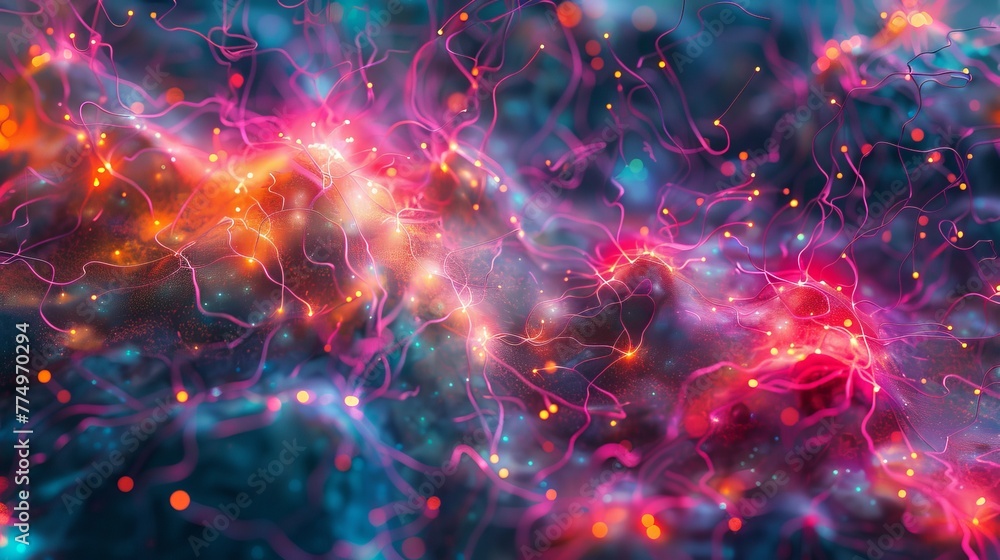 Attractive visualization of an artificial neural network with light ...