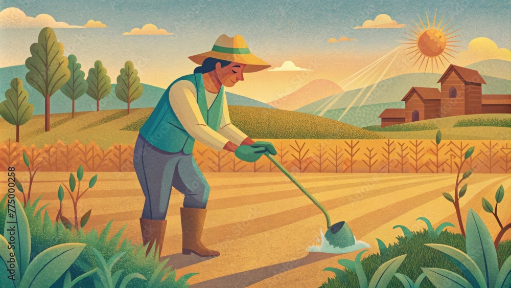 In a farming community a researcher tests the use of sustainable ...